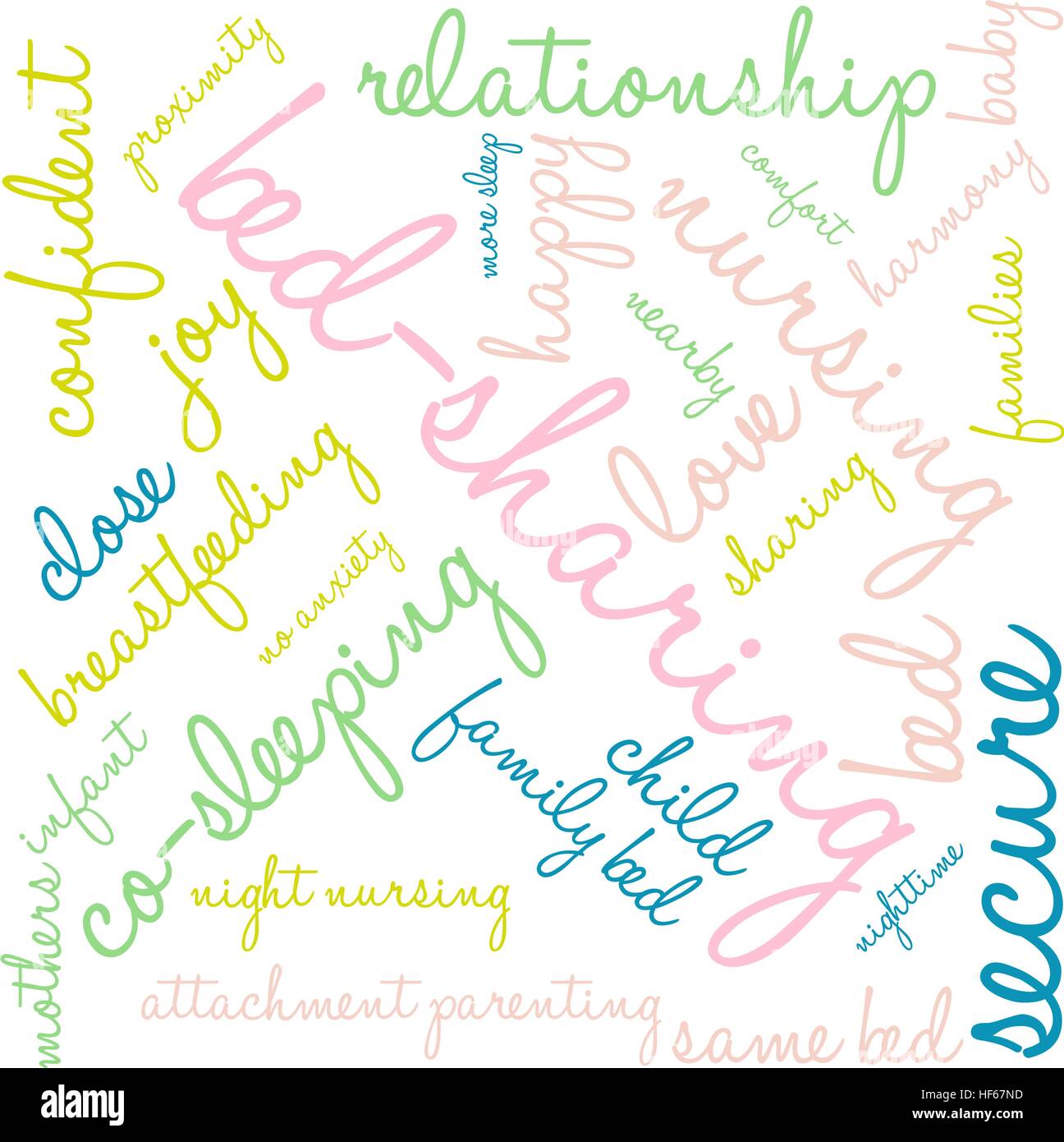 Bed-Sharing word cloud on a white background Stock Vector Image & Art ...