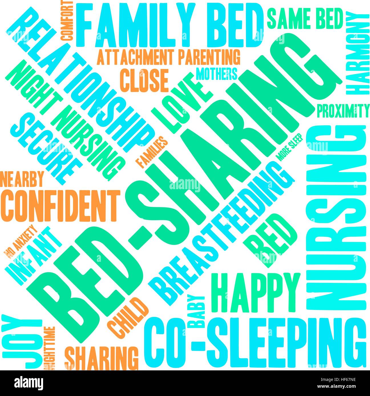 Bed-Sharing word cloud on a white background Stock Vector Image & Art ...