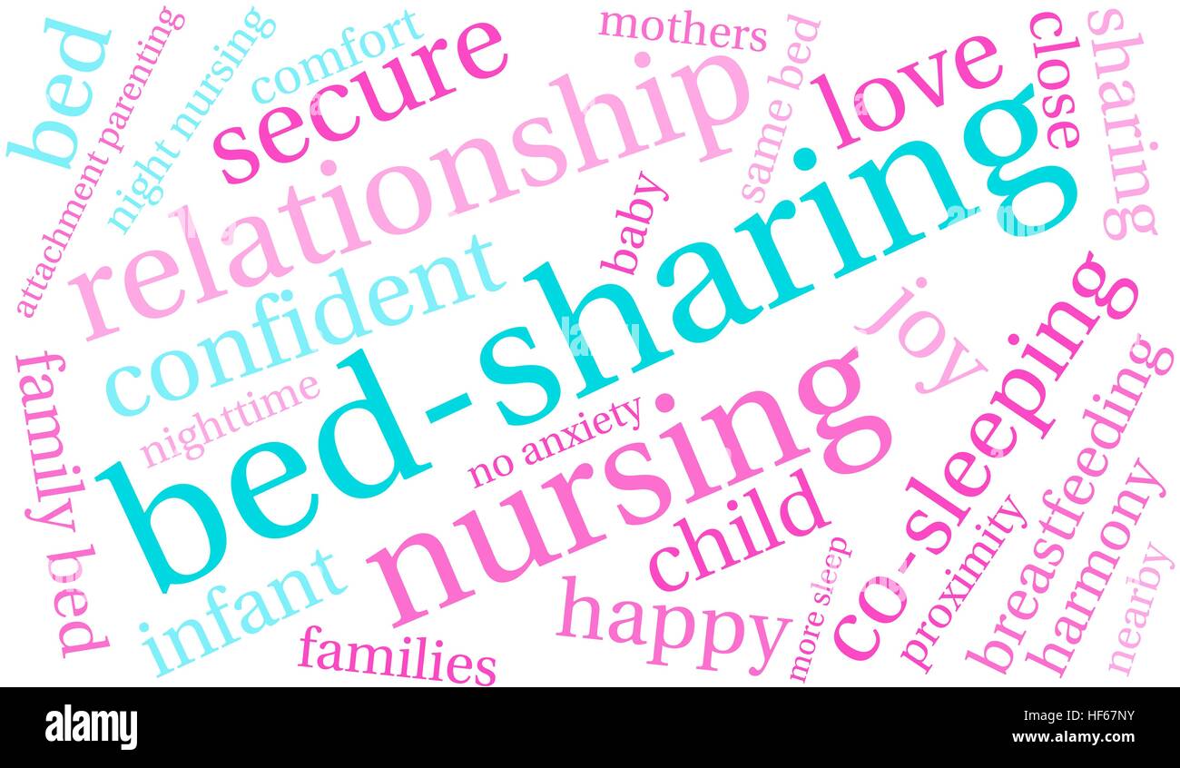 Bed-Sharing word cloud on a white background Stock Vector Image & Art ...