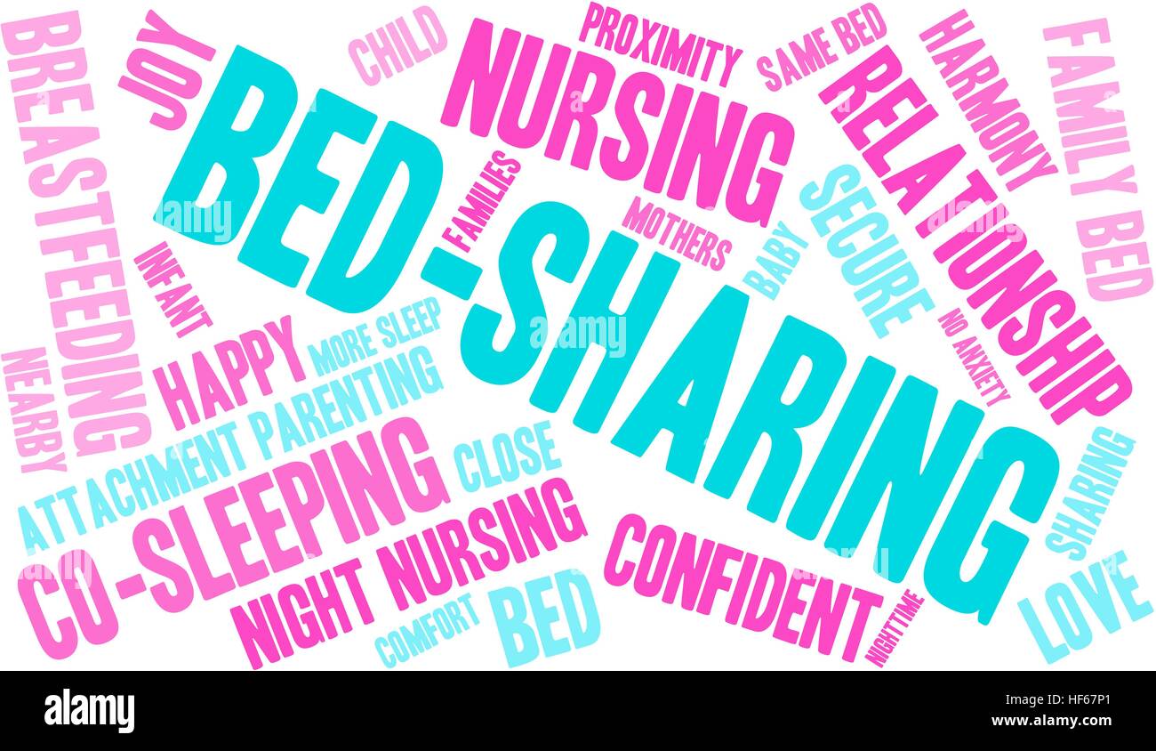 Bed-Sharing word cloud on a white background Stock Vector Image & Art ...
