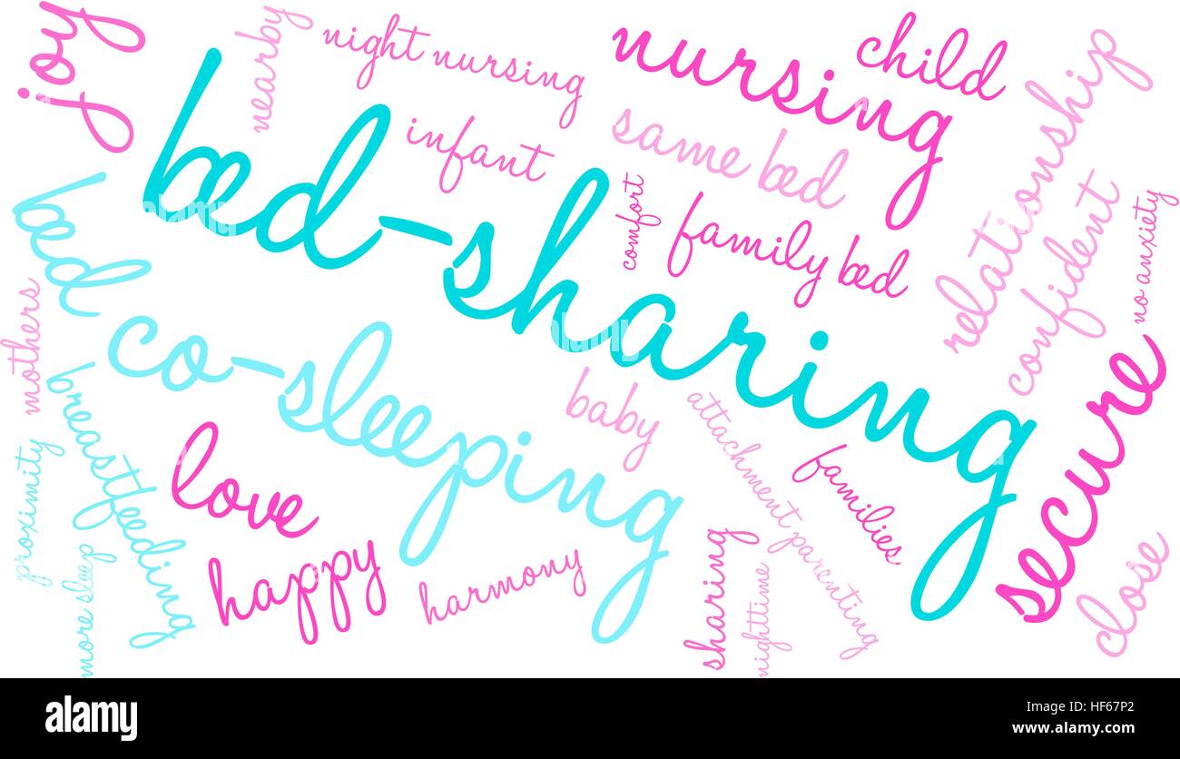 Bed-Sharing word cloud on a white background Stock Vector Image & Art ...