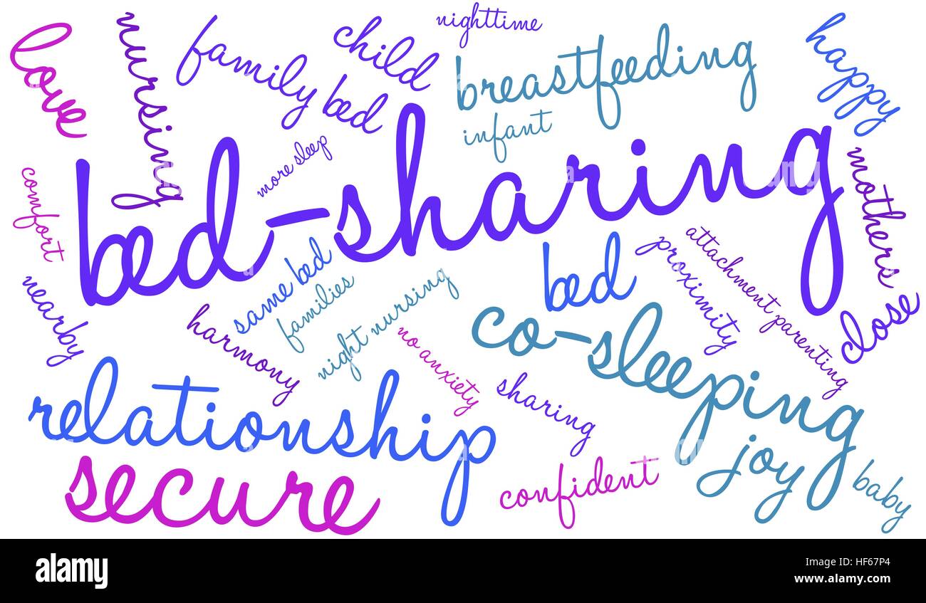 Bed-Sharing word cloud on a white background Stock Vector Image & Art ...