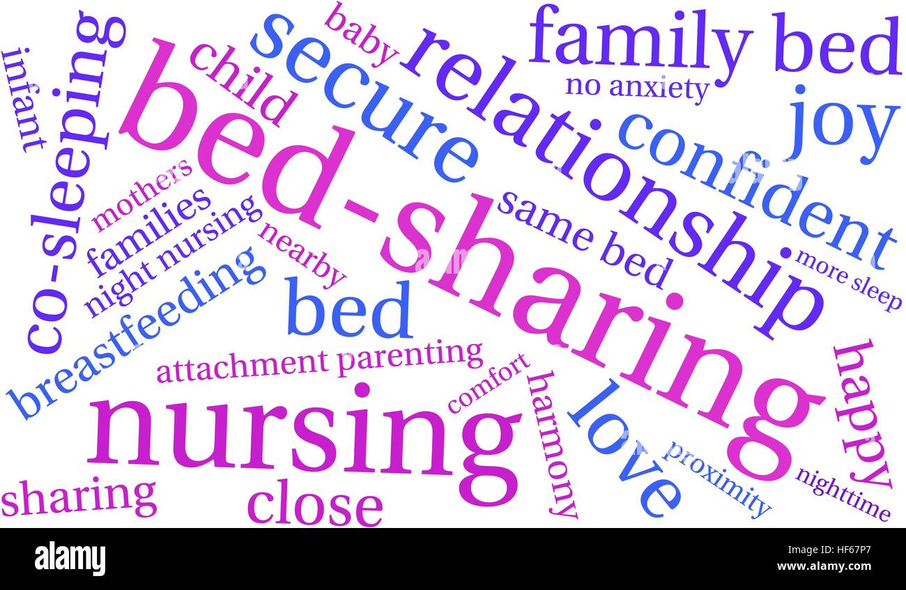 Bed-Sharing word cloud on a white background Stock Vector Image & Art ...
