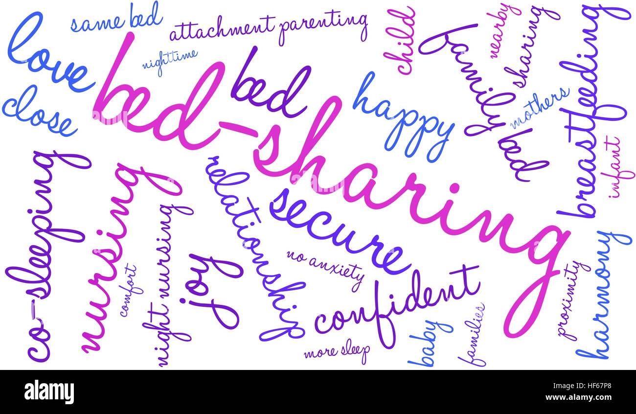 Bed-Sharing word cloud on a white background Stock Vector Image & Art ...