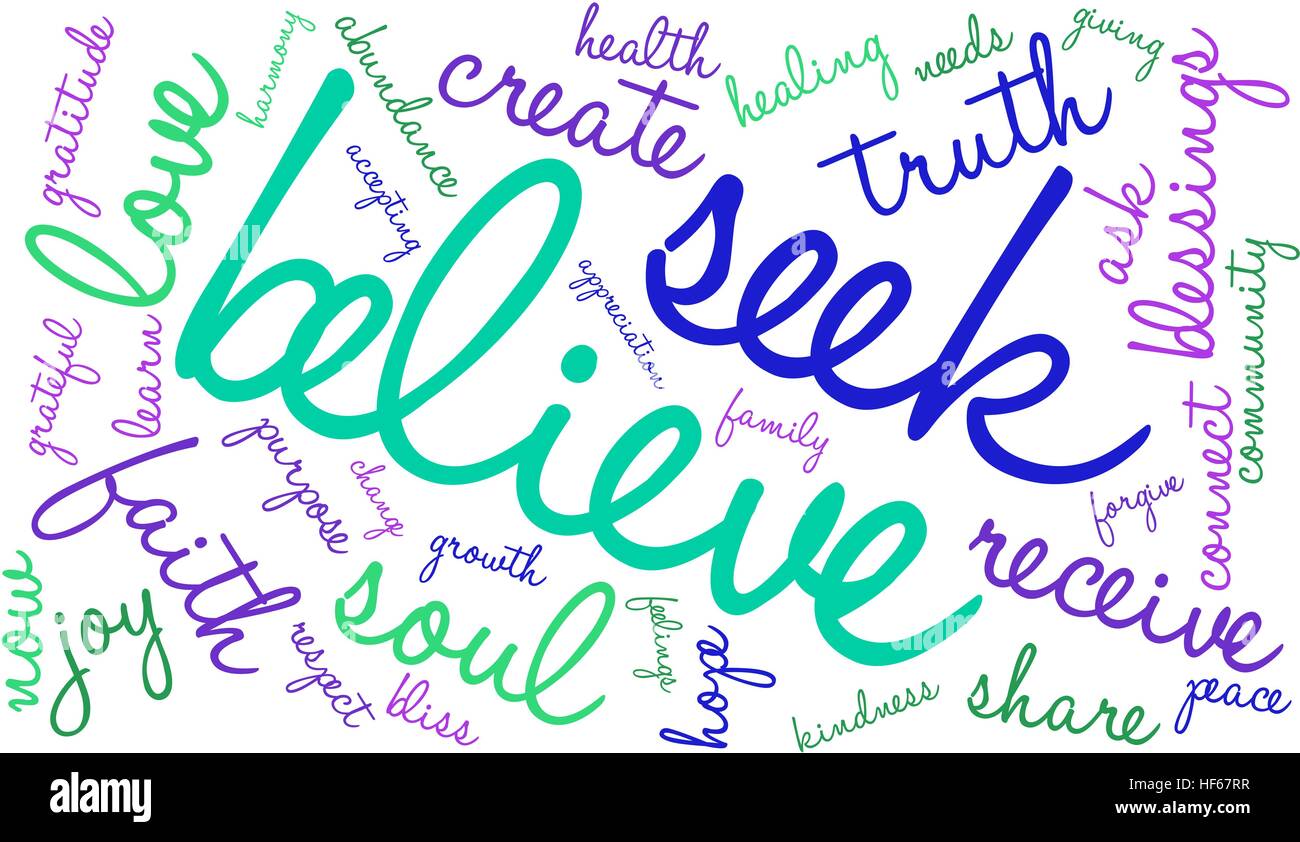 Ask believe receive Stock Vector Images - Alamy