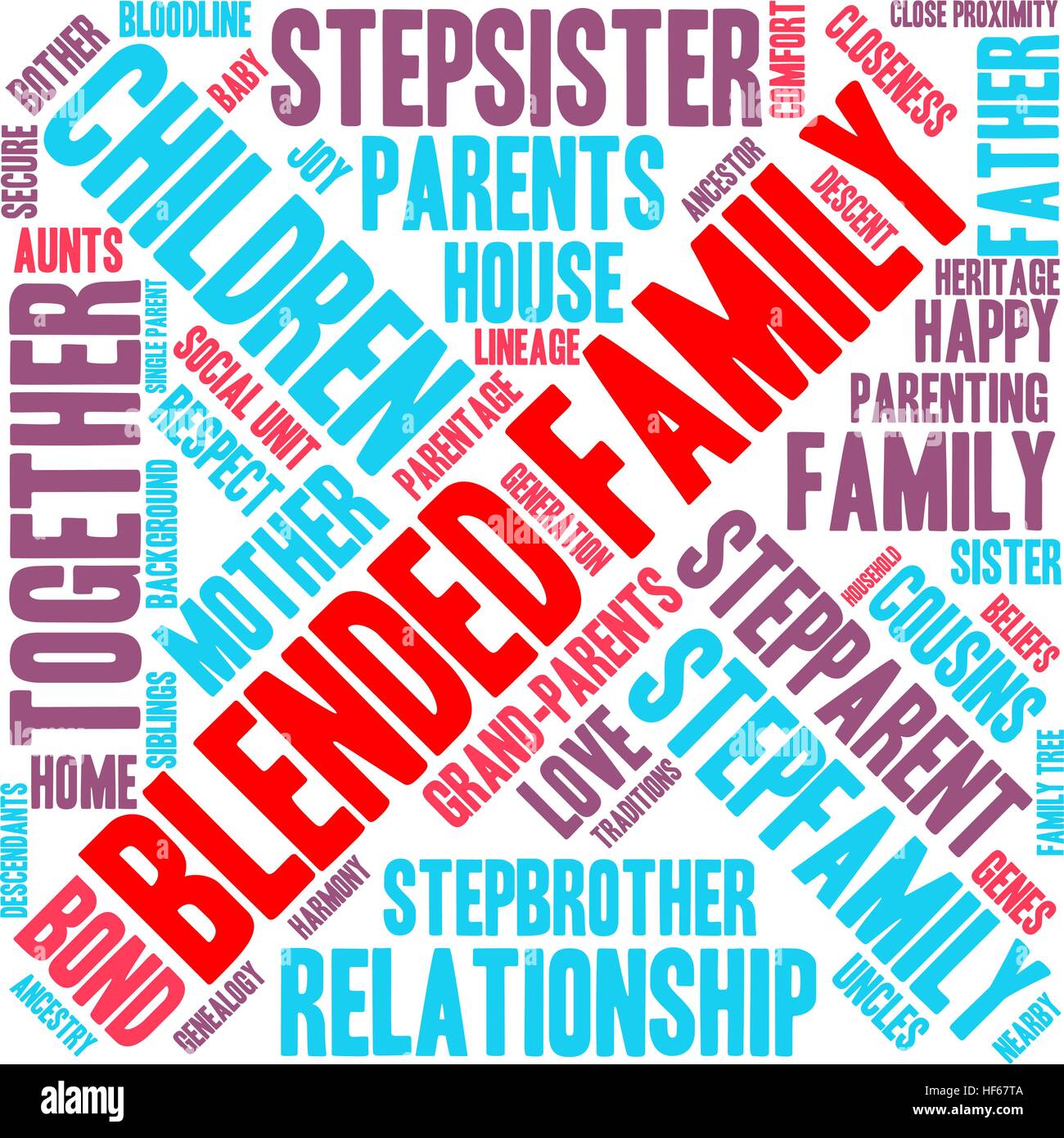 Family word cloud on a white background Stock Vector Image & Art - Alamy