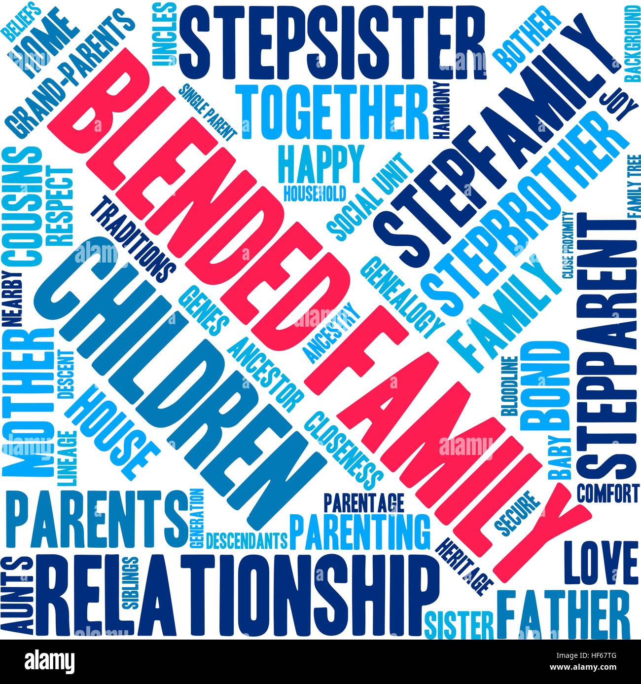 Family word cloud on a white background Stock Vector Image & Art - Alamy
