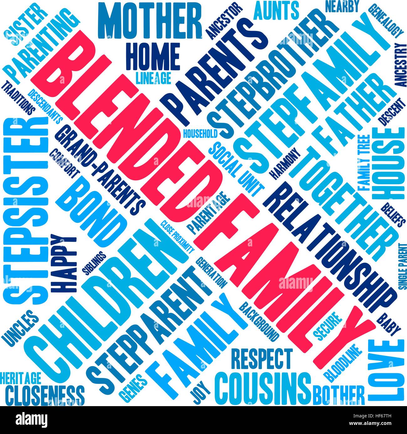 Family word cloud on a white background Stock Vector Image & Art - Alamy