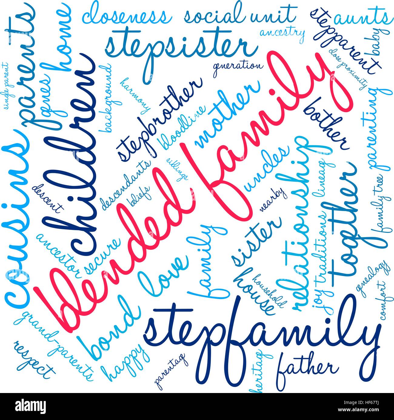 Family word cloud on a white background Stock Vector Image & Art - Alamy