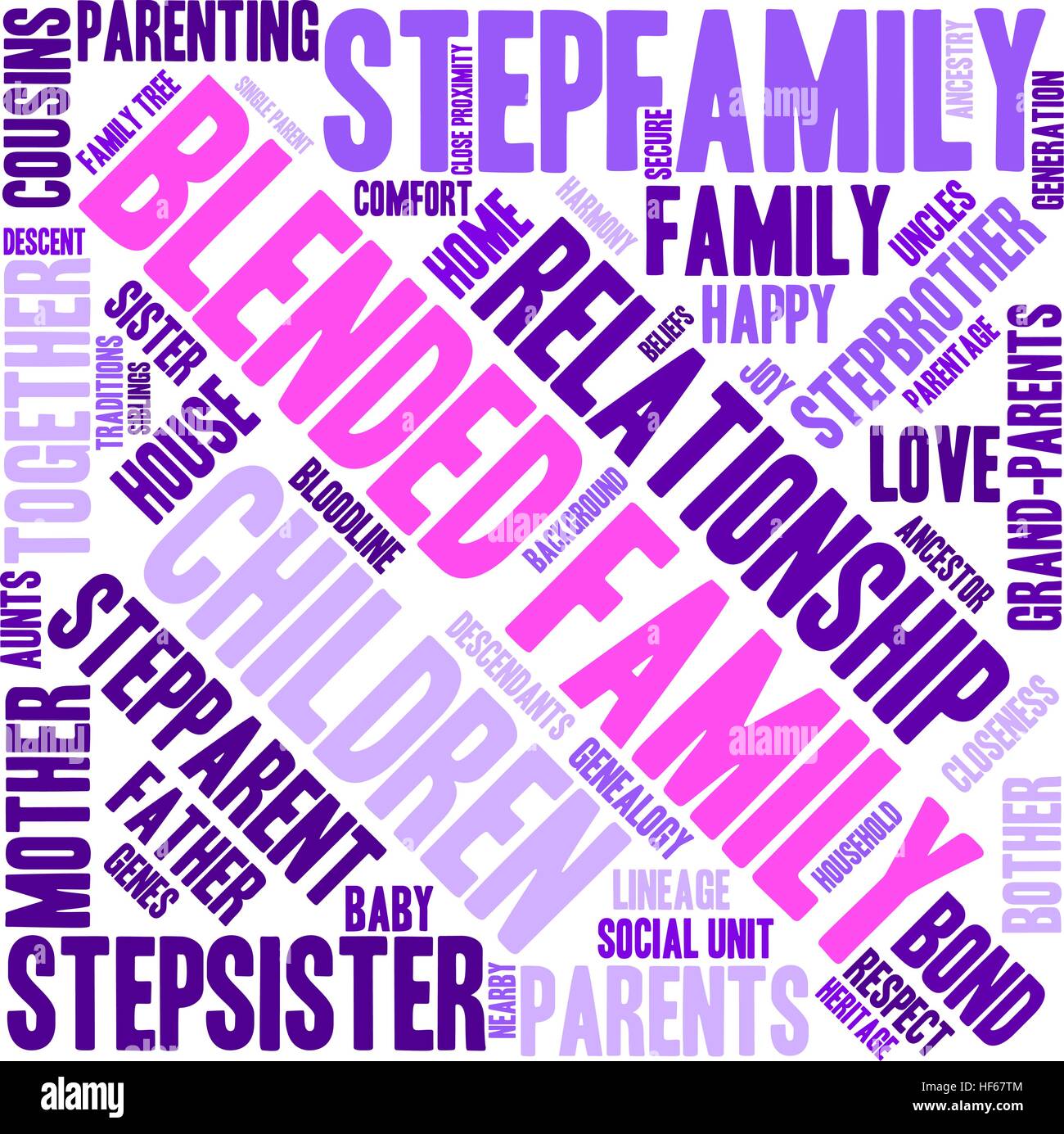 Family word cloud on a white background Stock Vector Image & Art - Alamy