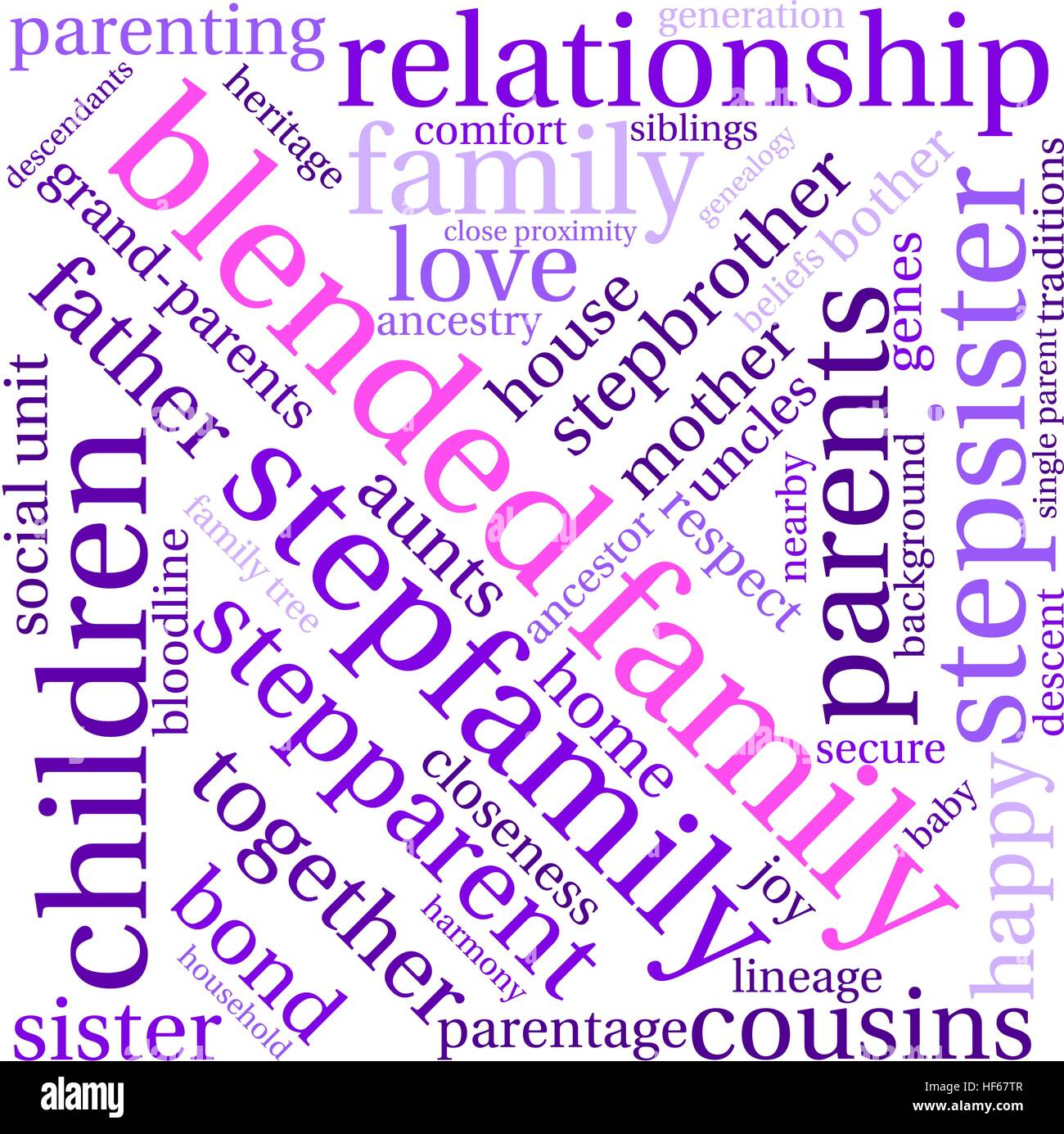 Family word cloud on a white background Stock Vector Image & Art - Alamy
