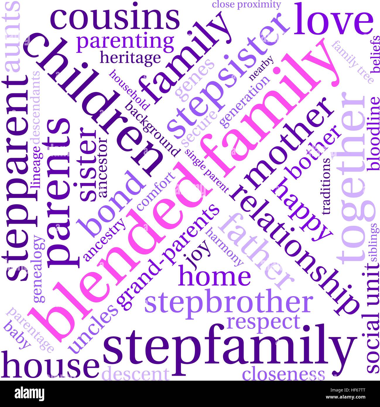Family word cloud on a white background Stock Vector Image & Art - Alamy