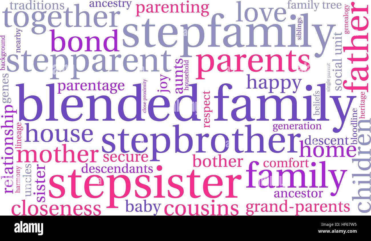 Family word cloud on a white background Stock Vector Image & Art - Alamy