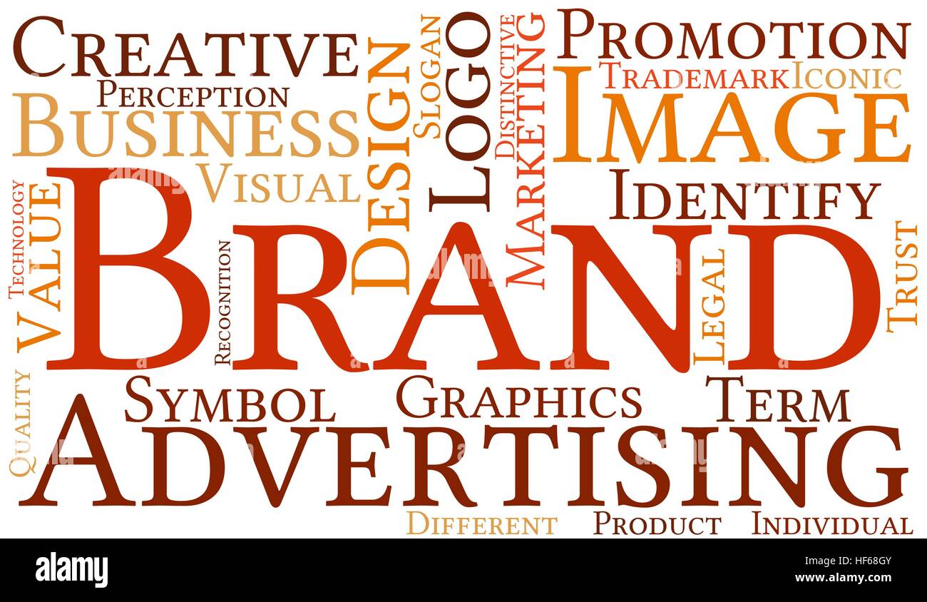 Brand word cloud on a white background Stock Vector Image & Art - Alamy