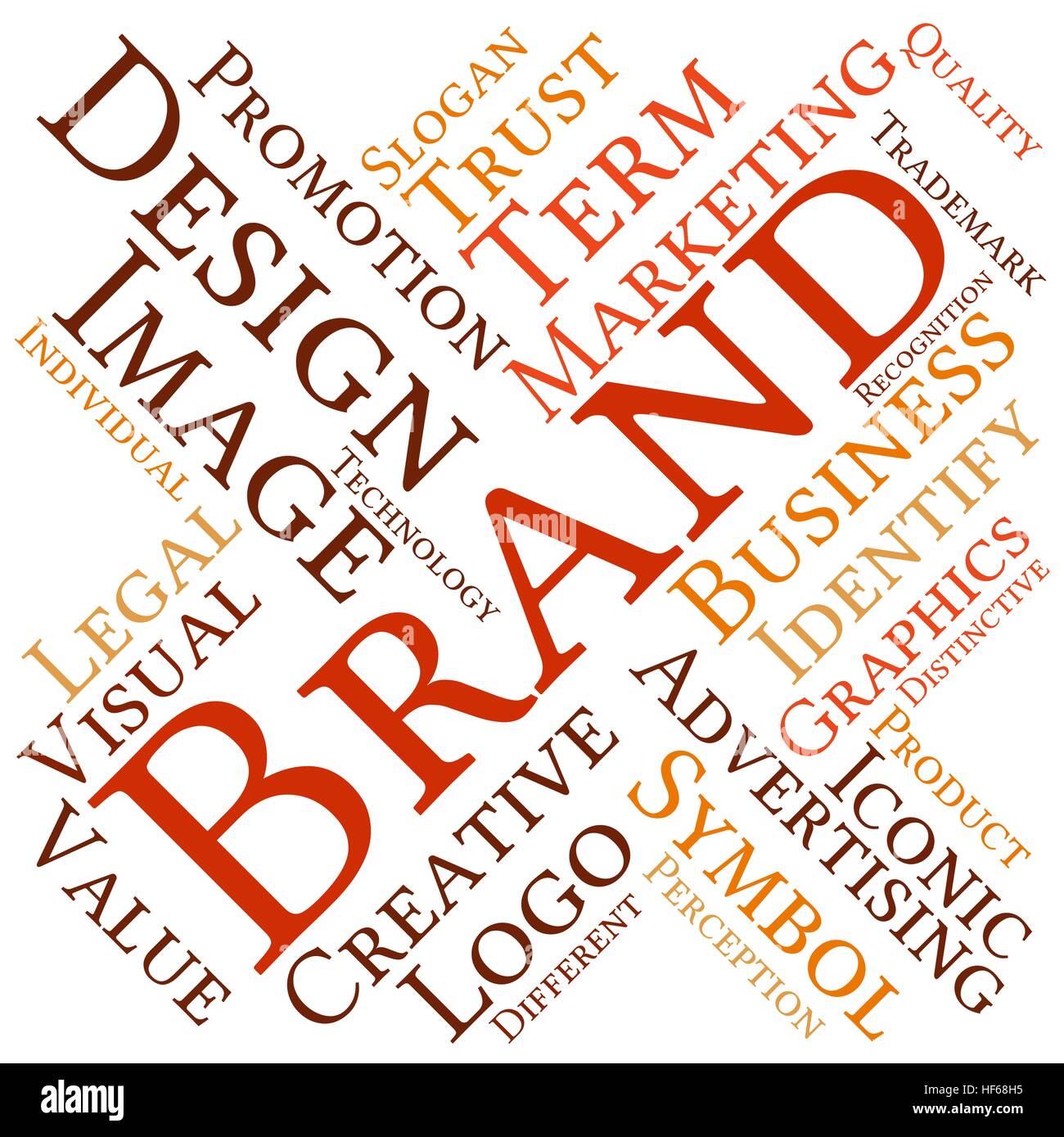 Brand word cloud on a white background Stock Vector Image & Art - Alamy