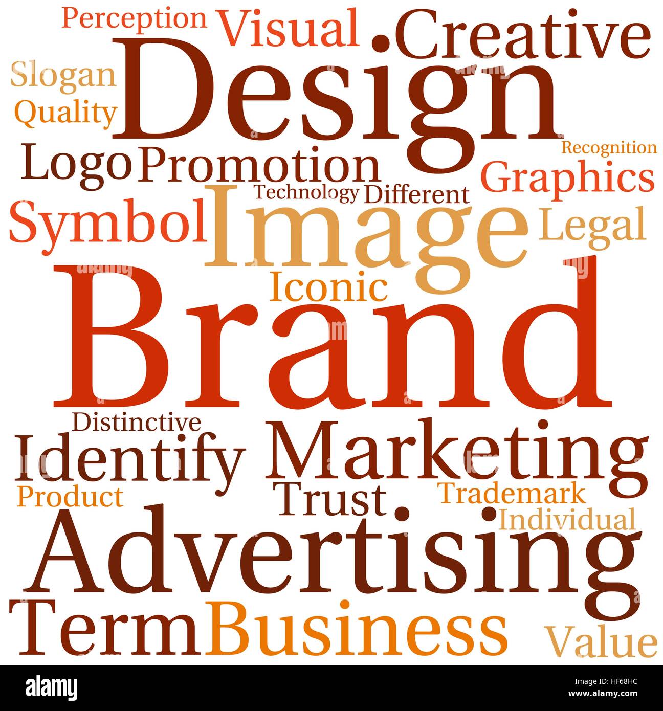 Brand word cloud on a white background Stock Vector Image & Art - Alamy