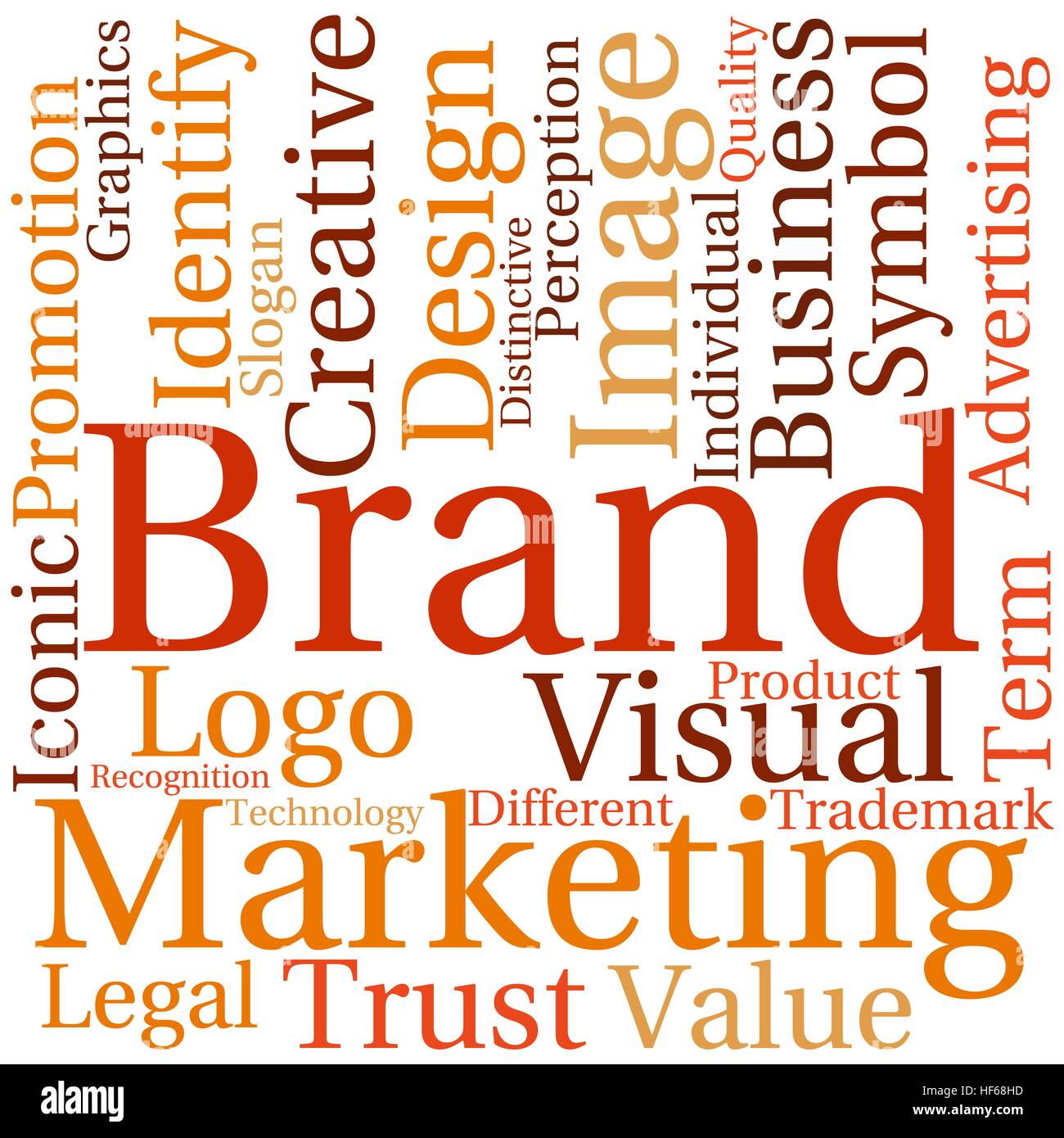 Brand word cloud on a white background Stock Vector Image & Art - Alamy