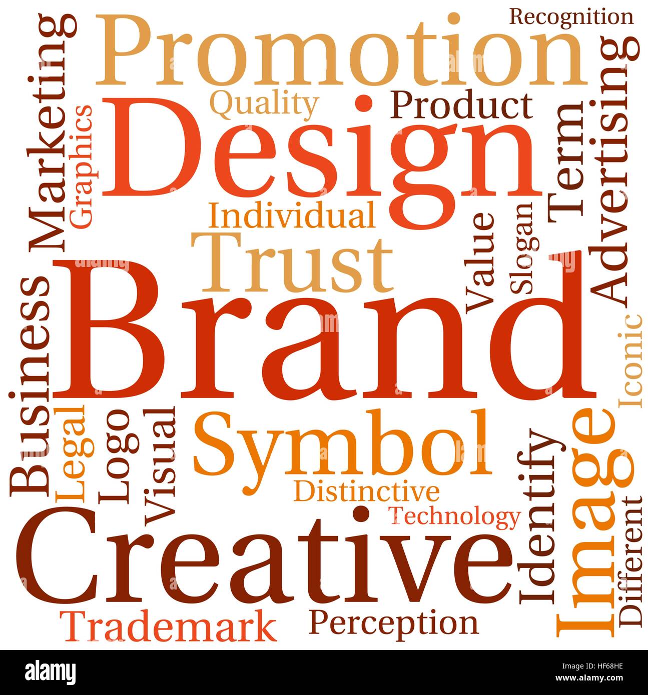 Brand word cloud on a white background Stock Vector Image & Art - Alamy