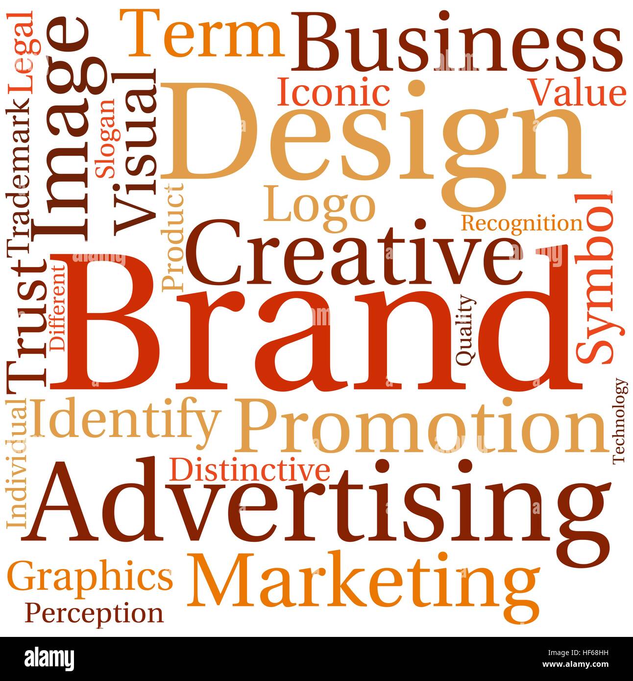Brand word cloud on a white background Stock Vector Image & Art - Alamy