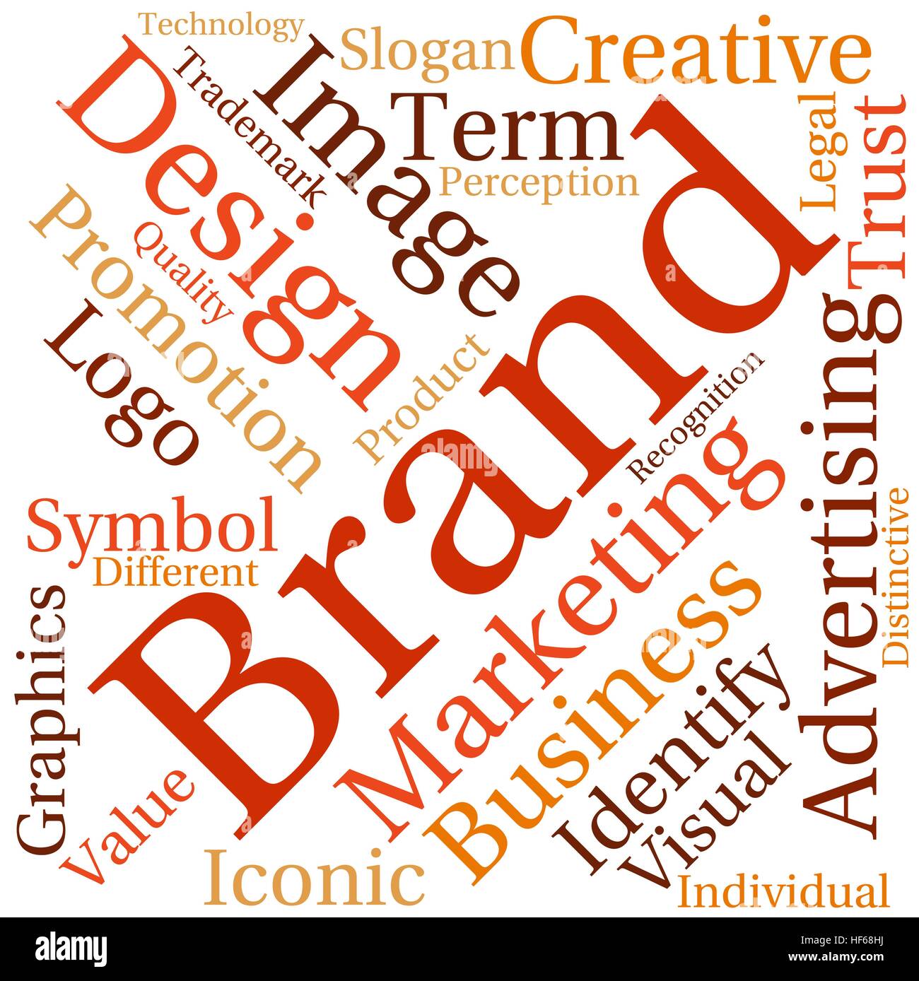Brand word cloud on a white background Stock Vector Image & Art - Alamy