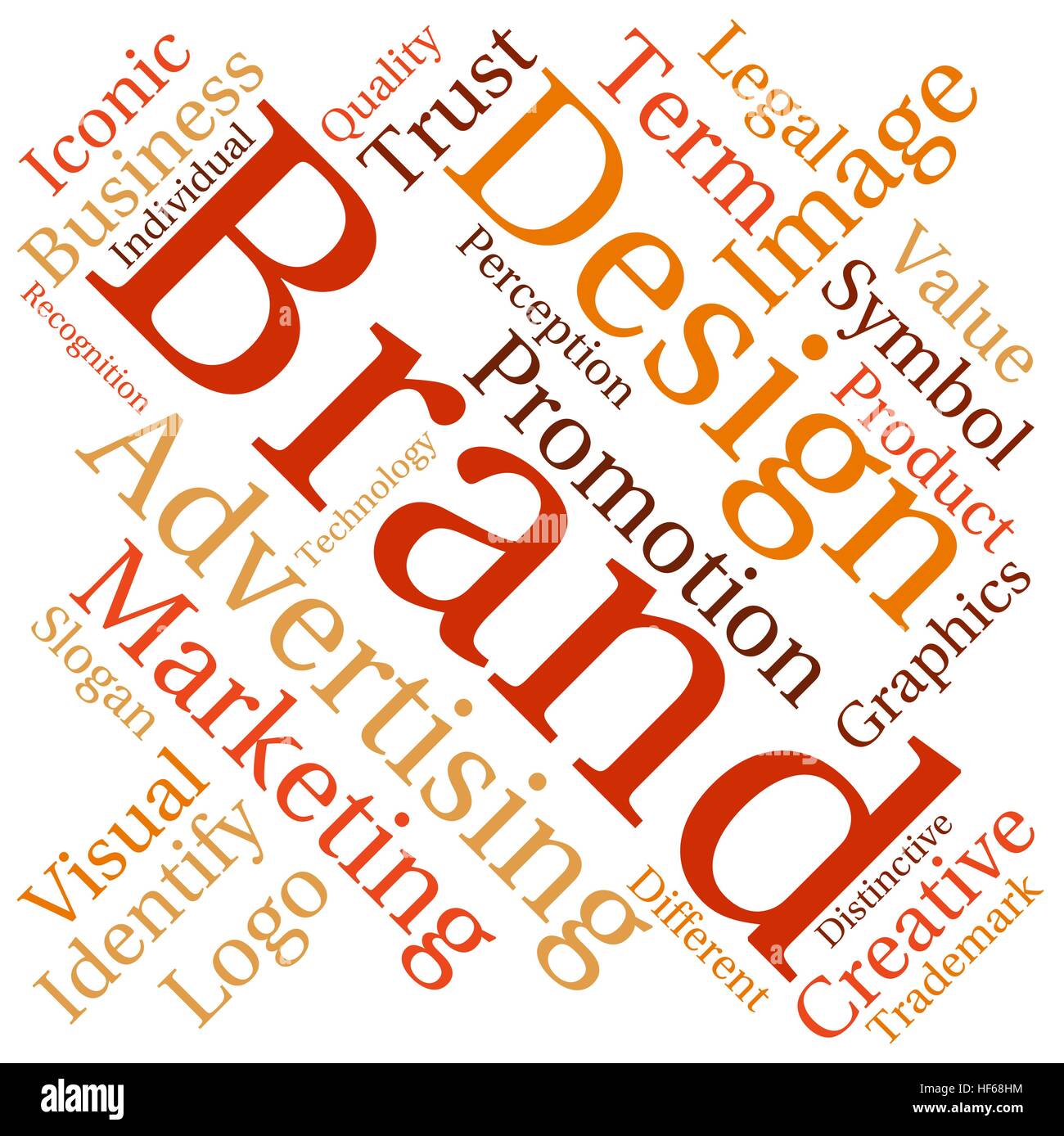 Brand word cloud on a white background Stock Vector Image & Art - Alamy