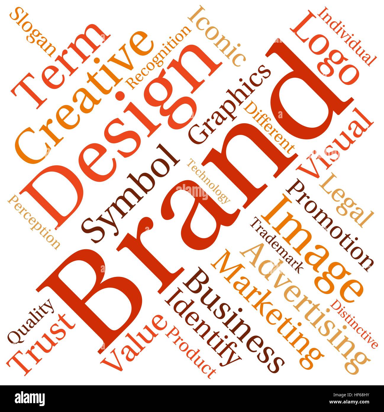 Brand word cloud on a white background Stock Vector Image & Art - Alamy