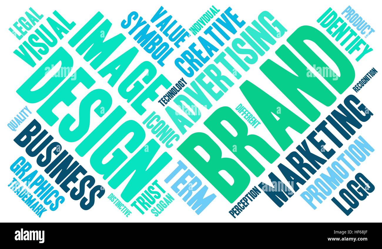 Brand word cloud on a white background Stock Vector Image & Art - Alamy