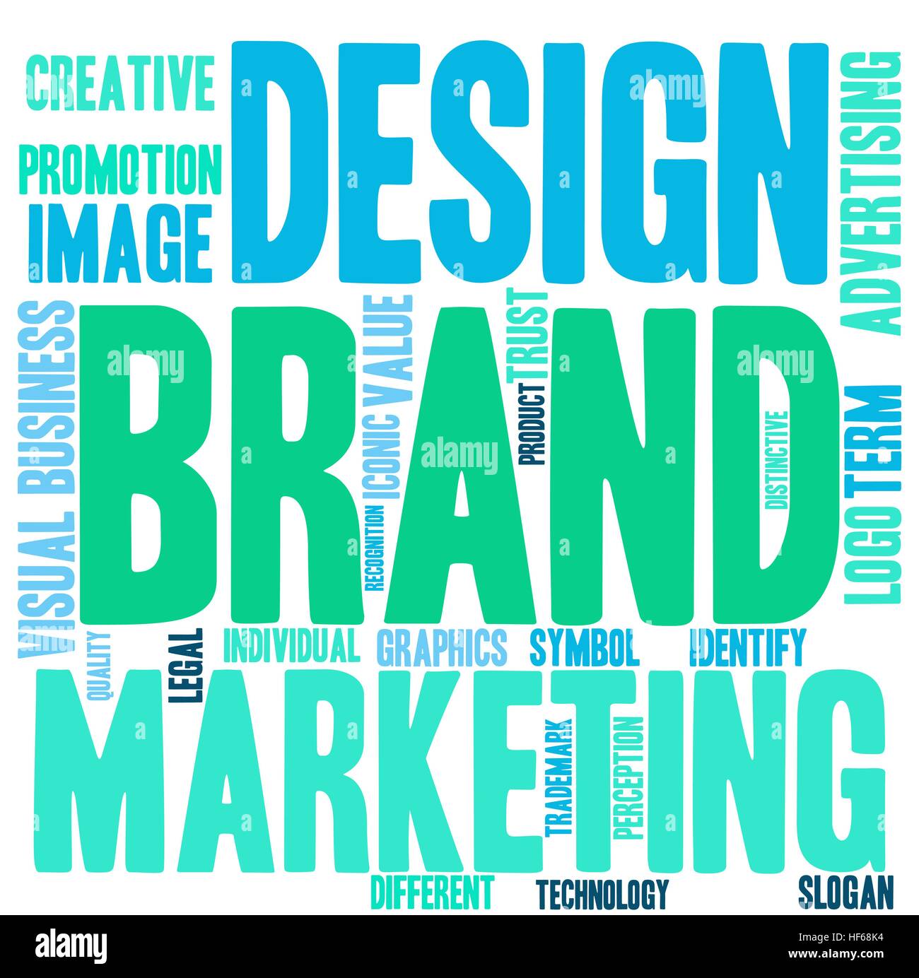 Brand word cloud on a white background Stock Vector Image & Art - Alamy