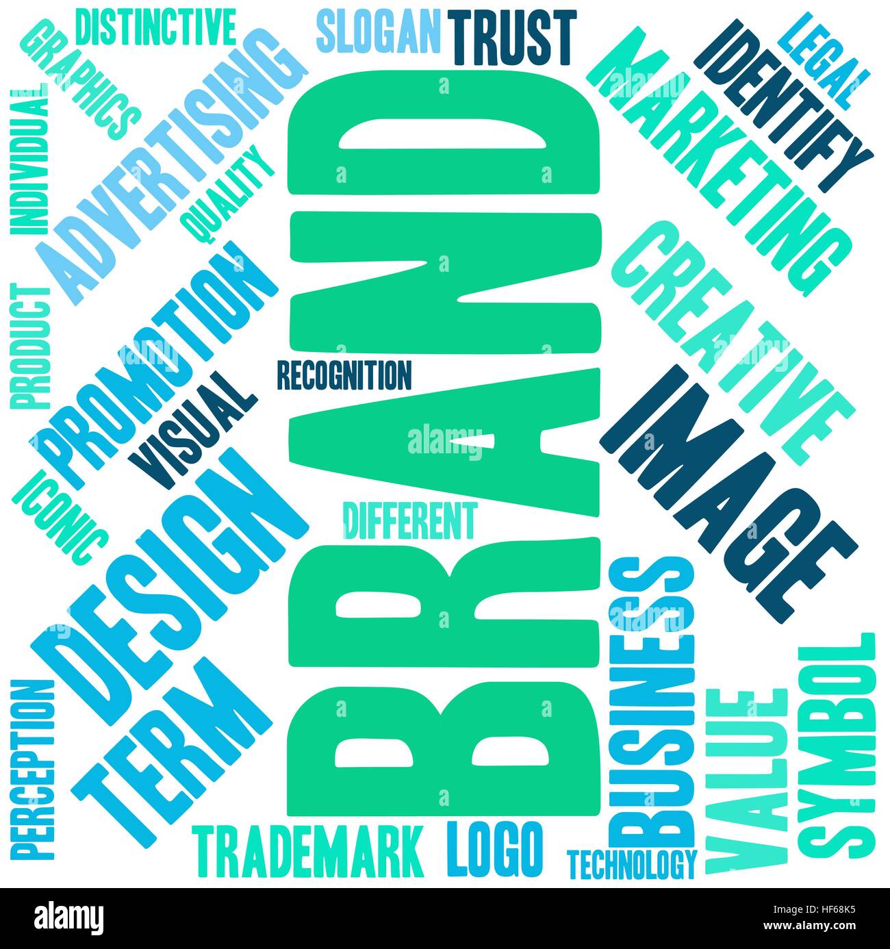 Brand word cloud on a white background Stock Vector Image & Art - Alamy