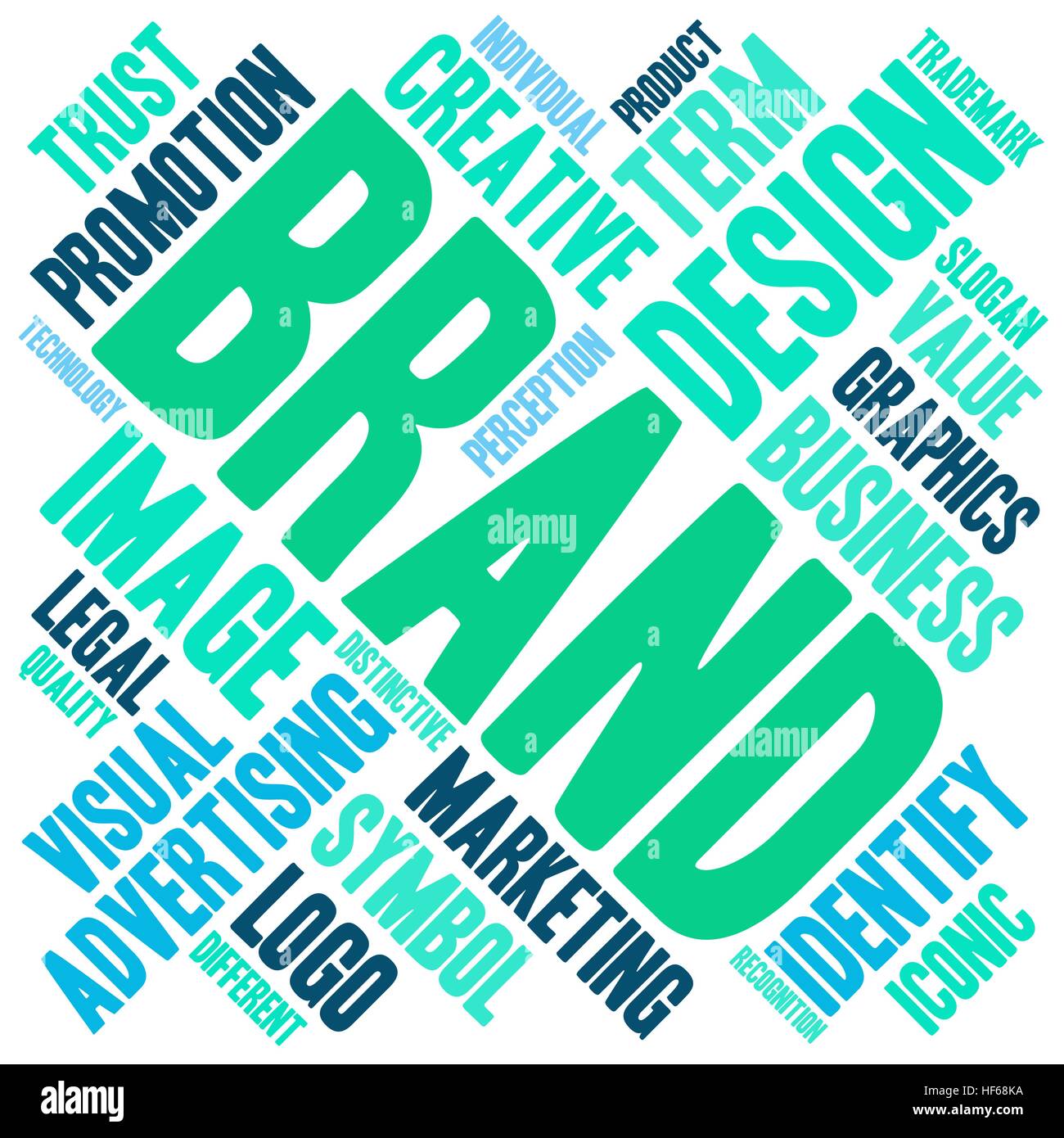 Brand word cloud on a white background Stock Vector Image & Art - Alamy