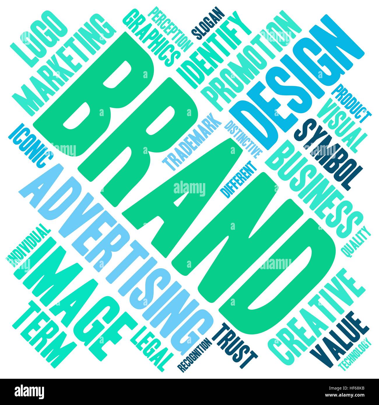 Brand word cloud on a white background Stock Vector Image & Art - Alamy