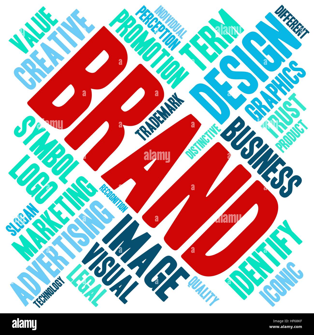 Brand word cloud on a white background Stock Vector Image & Art - Alamy