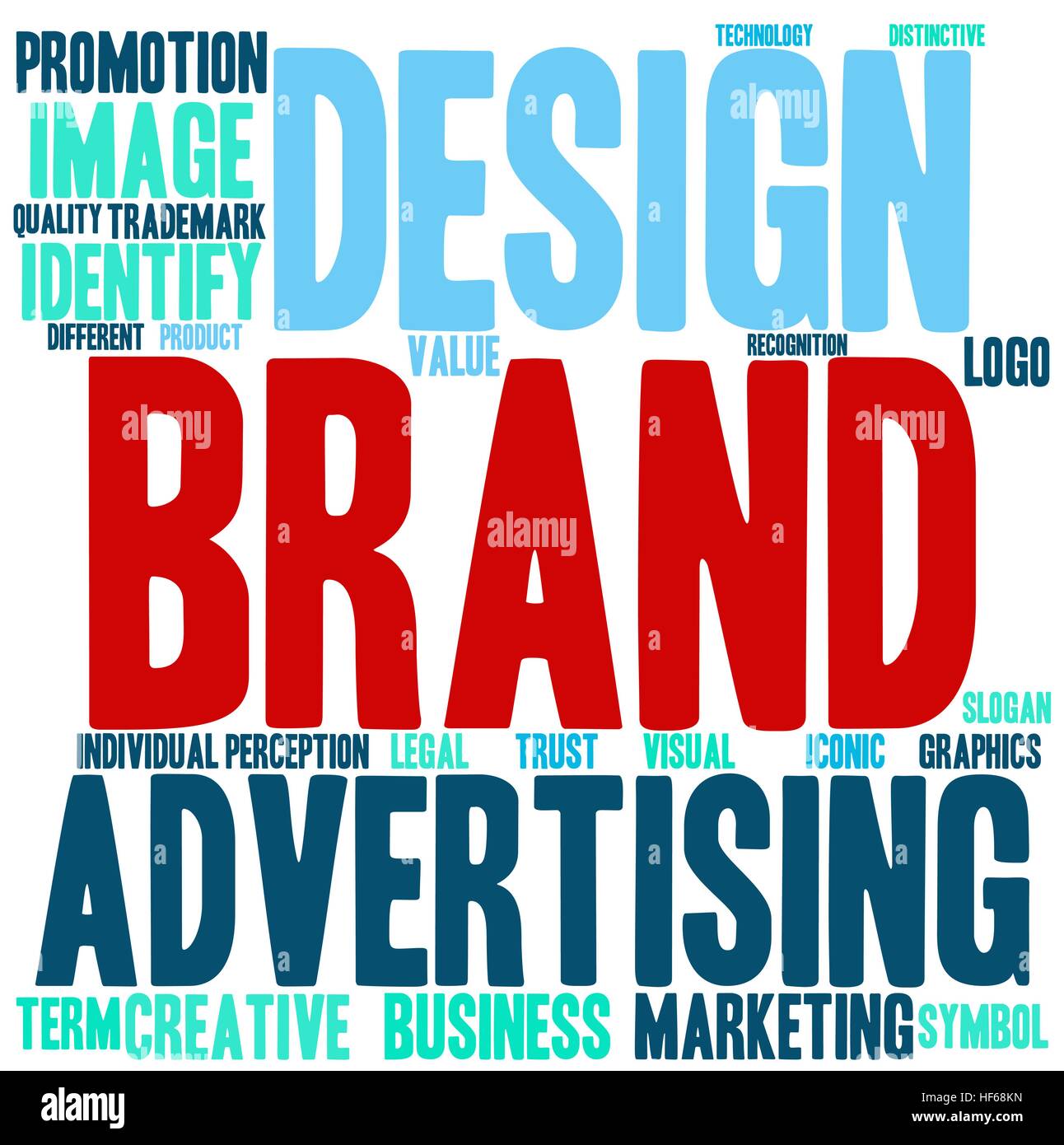 Brand word cloud on a white background Stock Vector Image & Art - Alamy