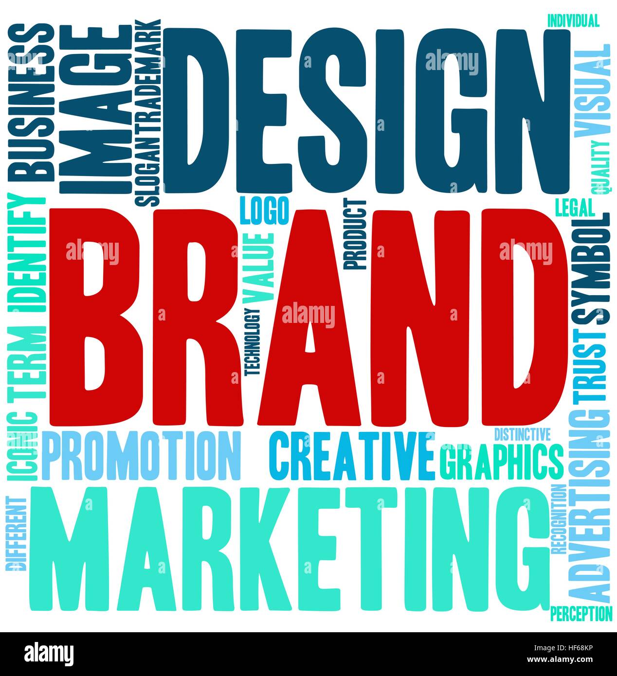 Brand word cloud on a white background Stock Vector Image & Art - Alamy