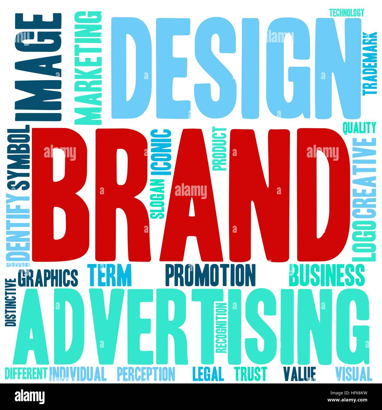 Brand word cloud on a white background Stock Vector Image & Art - Alamy