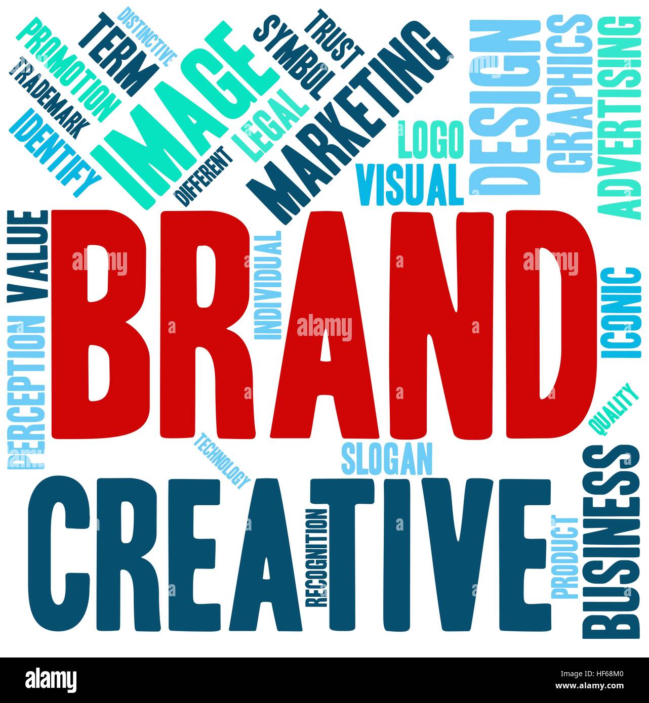 Brand word cloud on a white background Stock Vector Image & Art - Alamy