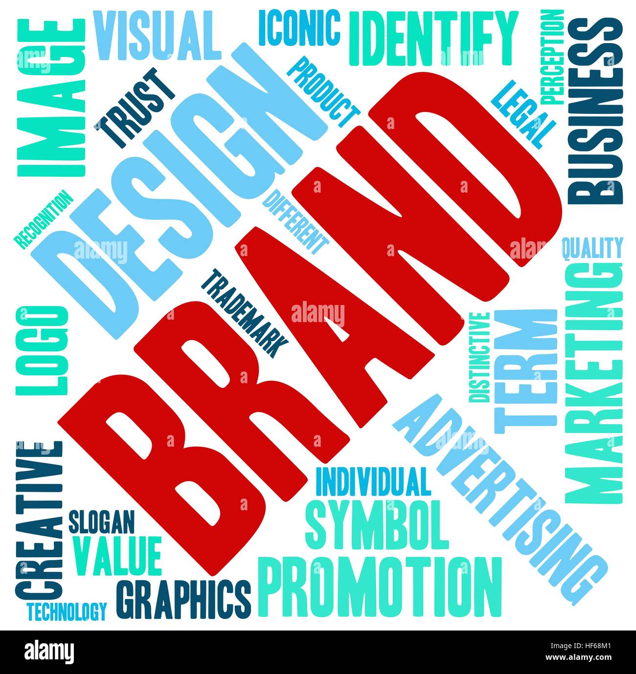 Brand word cloud on a white background Stock Vector Image & Art - Alamy