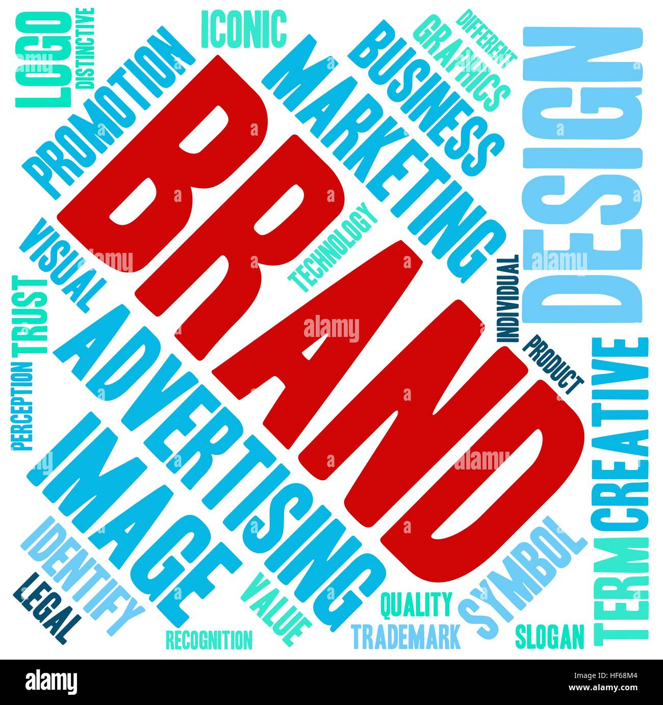 Brand word cloud on a white background Stock Vector Image & Art - Alamy
