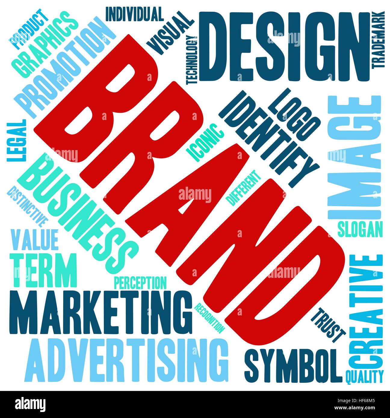 Brand word cloud on a white background Stock Vector Image & Art - Alamy