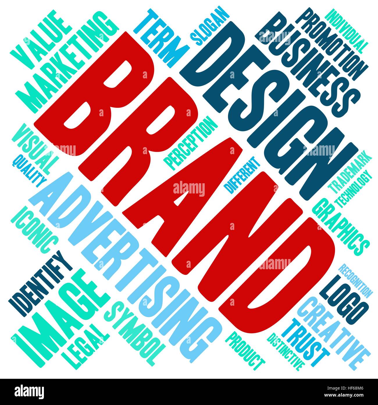 Brand word cloud on a white background Stock Vector Image & Art - Alamy