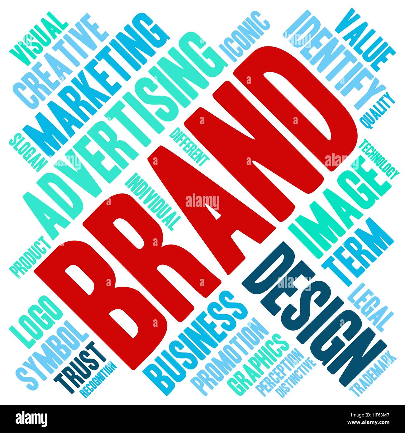 Brand word cloud on a white background Stock Vector Image & Art - Alamy