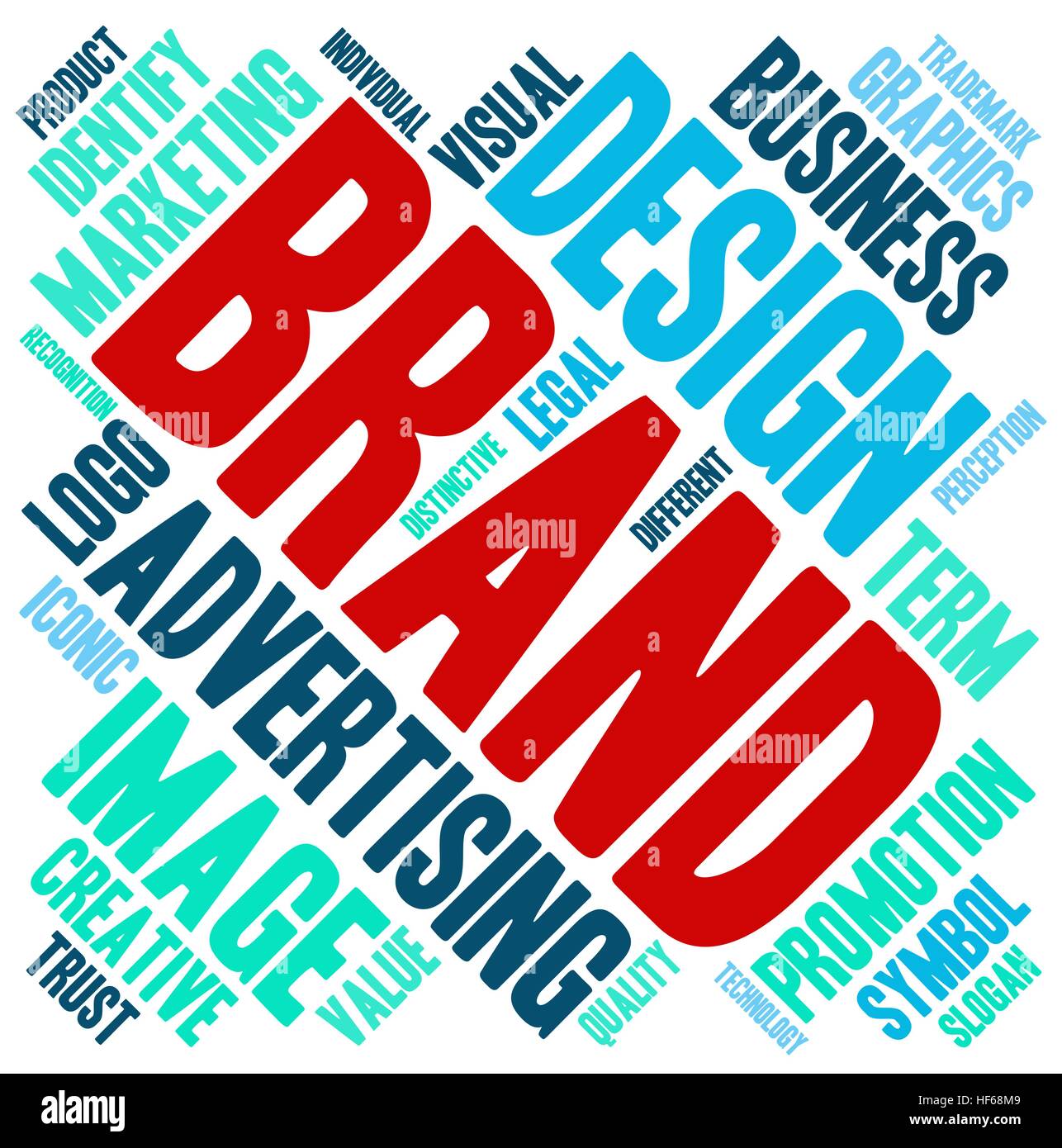 Brand word cloud on a white background Stock Vector Image & Art - Alamy