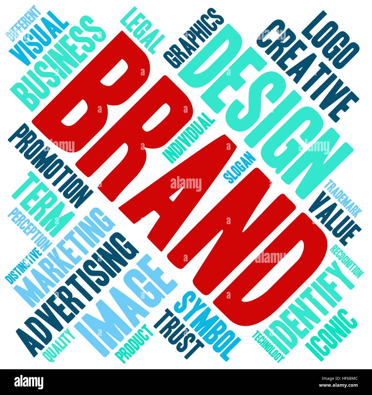Brand word cloud on a white background Stock Vector Image & Art - Alamy