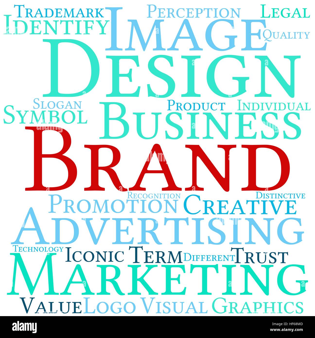 Brand word cloud on a white background Stock Vector Image & Art - Alamy