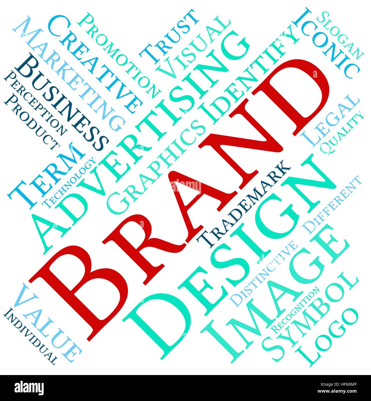 Brand word cloud on a white background Stock Vector Image & Art - Alamy