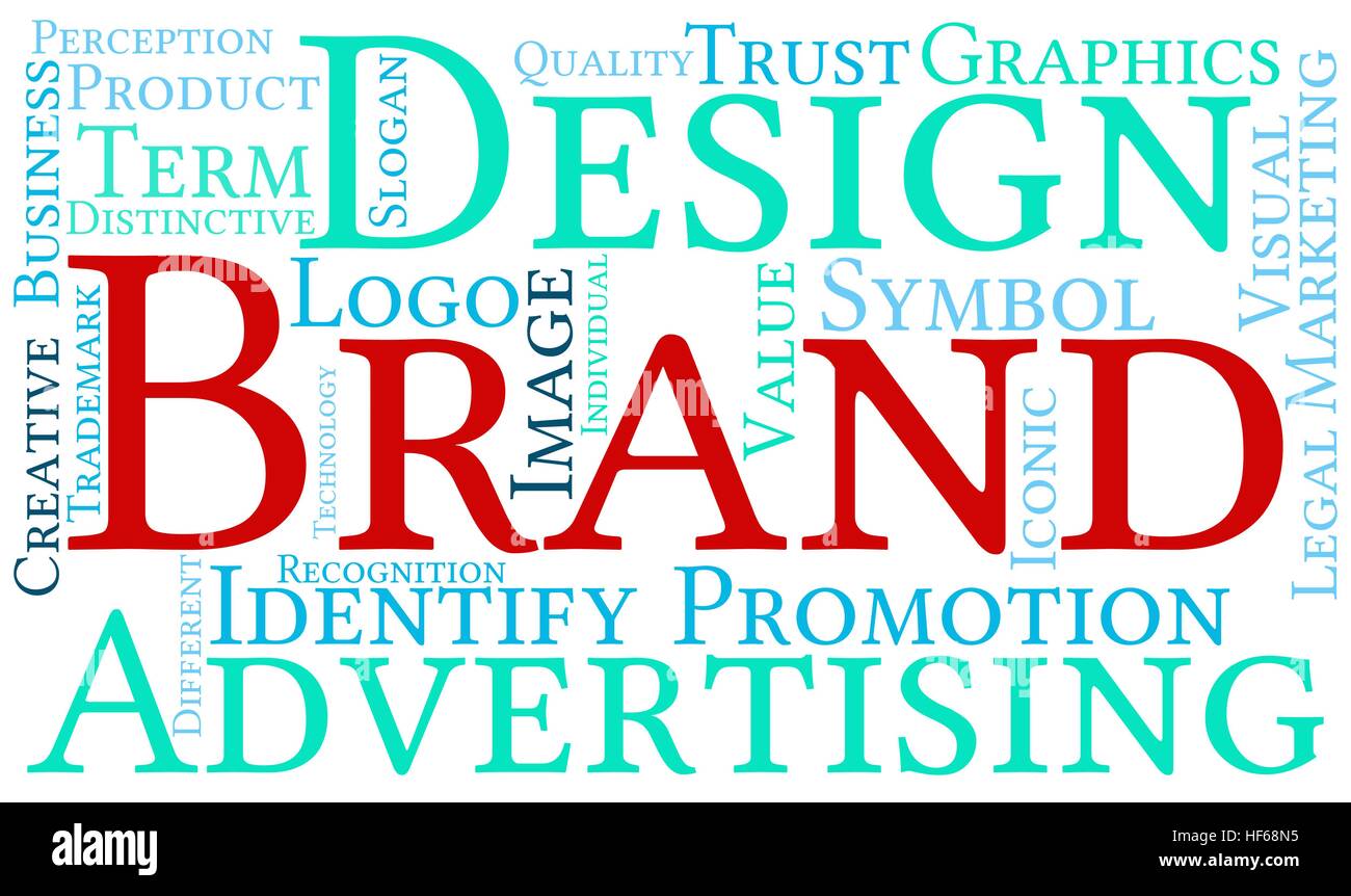 Brand word cloud on a white background Stock Vector Image & Art - Alamy