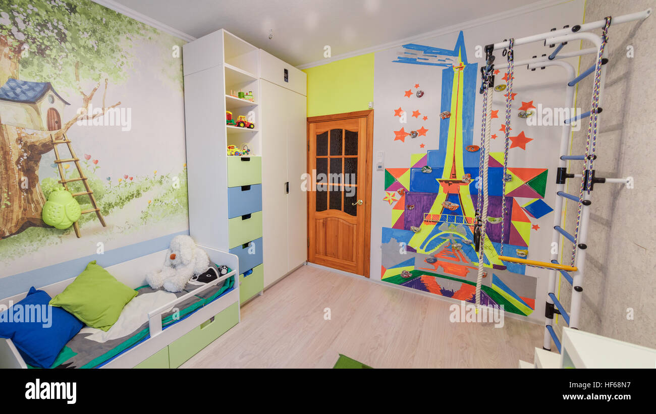 interior of kids playing room Stock Photo - Alamy