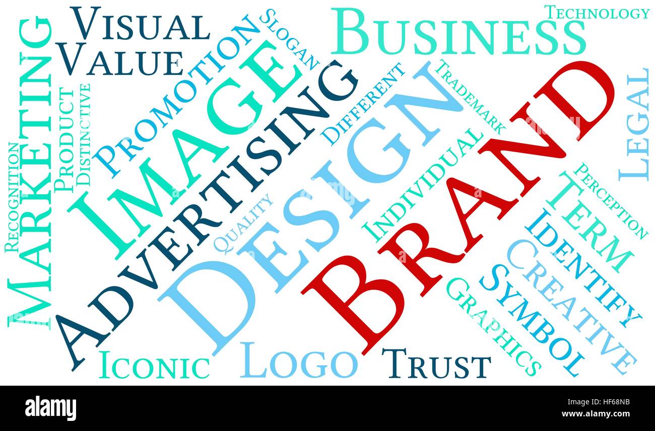 Brand word cloud on a white background Stock Vector Image & Art - Alamy