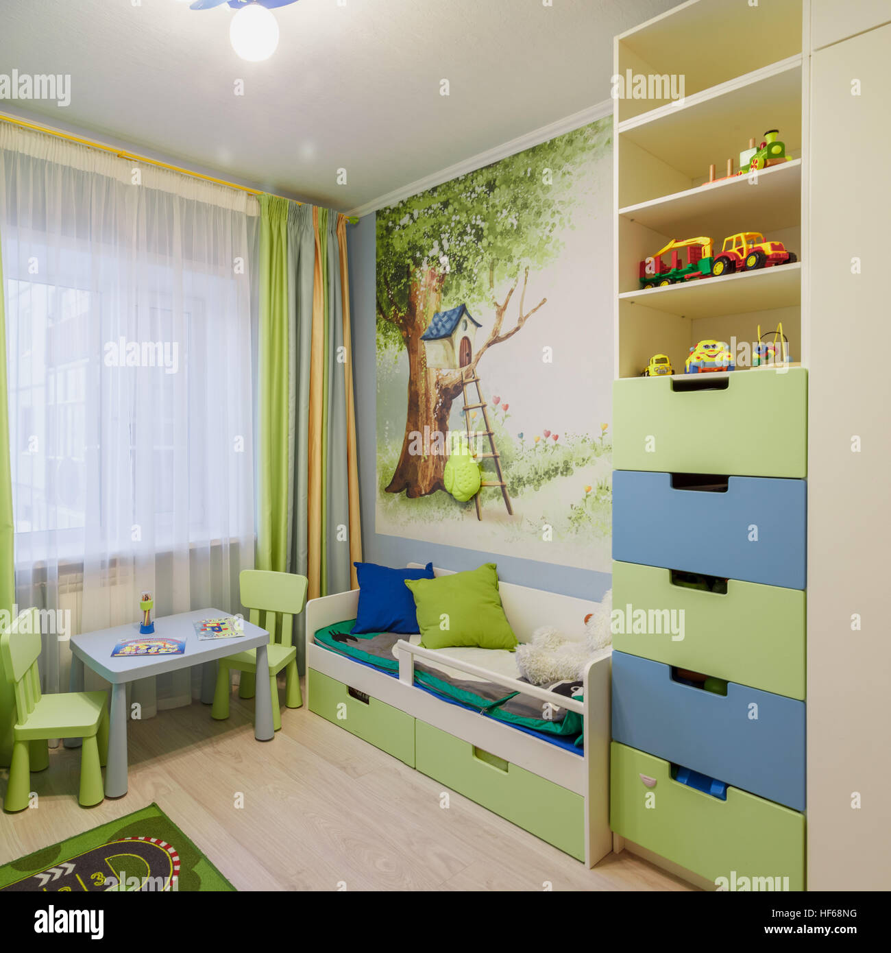 interior of kids playing room Stock Photo - Alamy