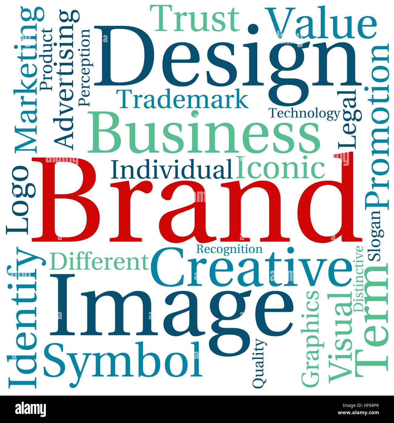 Brand word cloud on a white background Stock Vector Image & Art - Alamy
